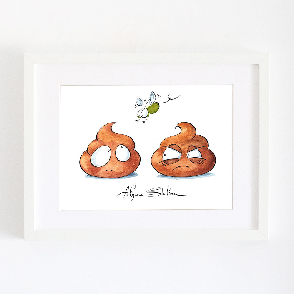 Poop Art Print – Alyona Shilina